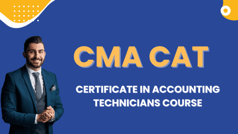 CMA India CAT Course | Certificate in Accounting Technicians